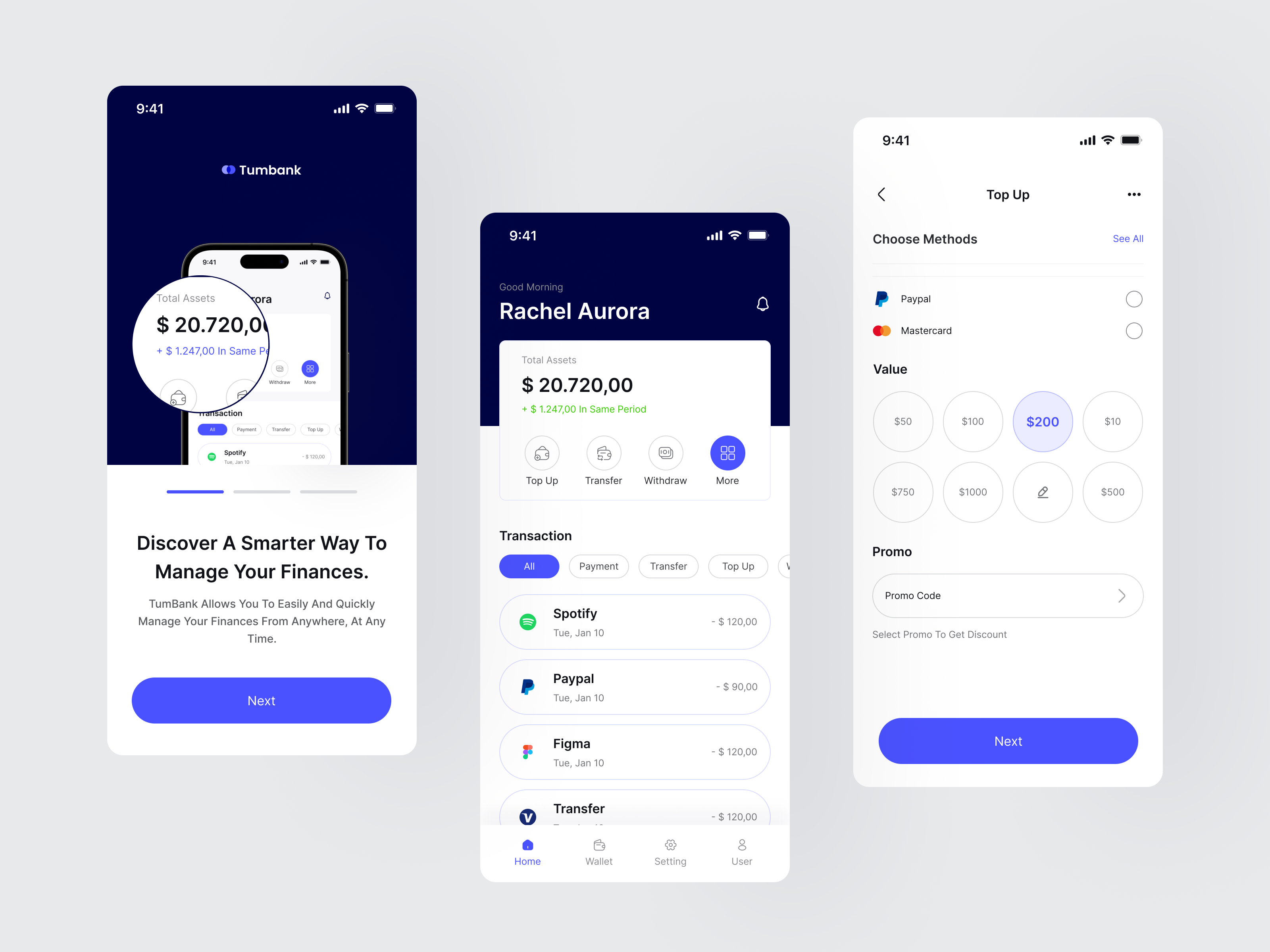 Digital Wallet - Mobile App UI Kit by Zakaria for 10am Studio on Dribbble Digital Wallet - Mobile App UI Kit by Zakaria for 10am Studio on Dribbble